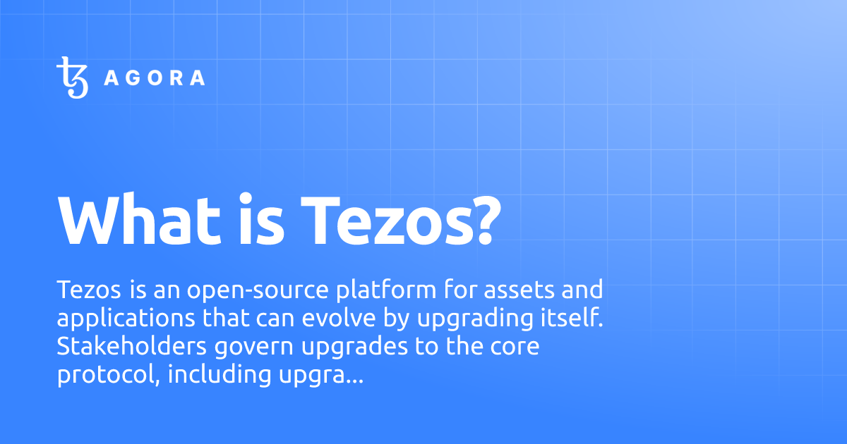 What is Tezos? | Tezos | Learn Agora