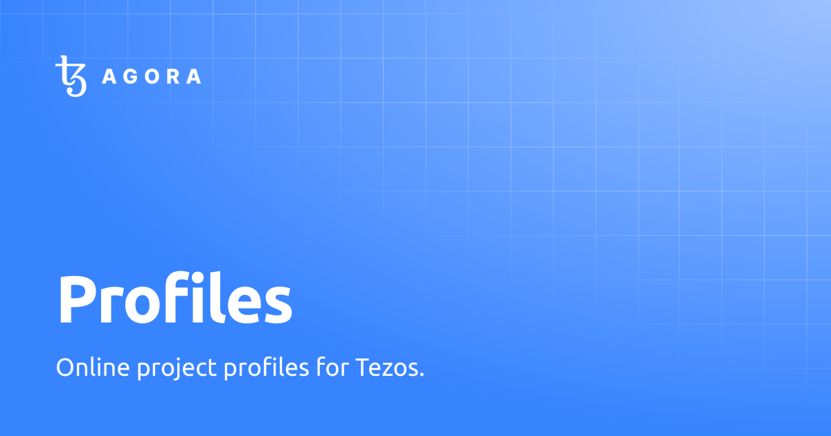 Profiles | Tezos | Learn Agora